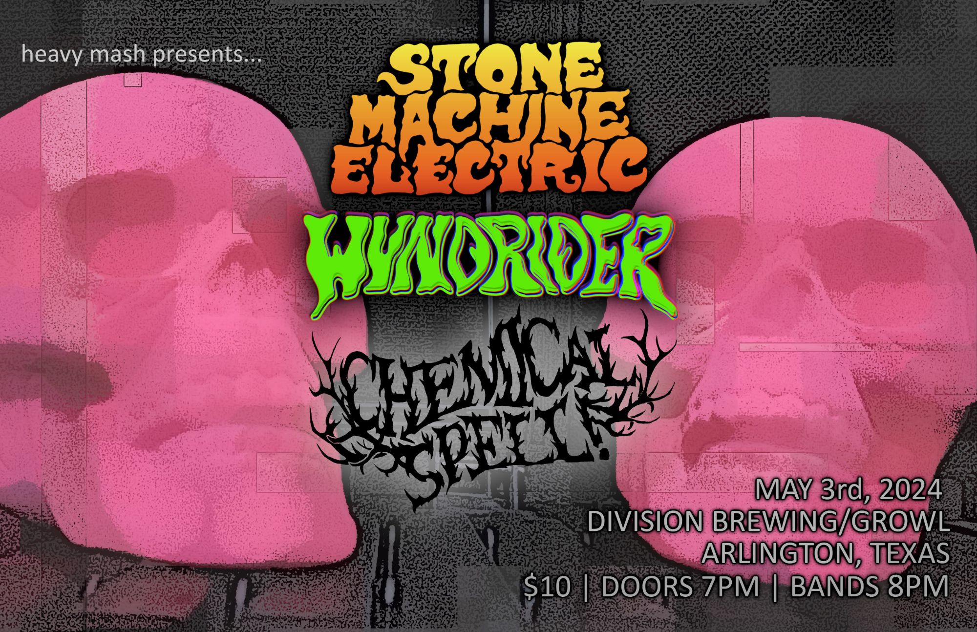 Show Alert: Stone Machine Electric, Wyndrider, and Chemical Spell – slow draw is…